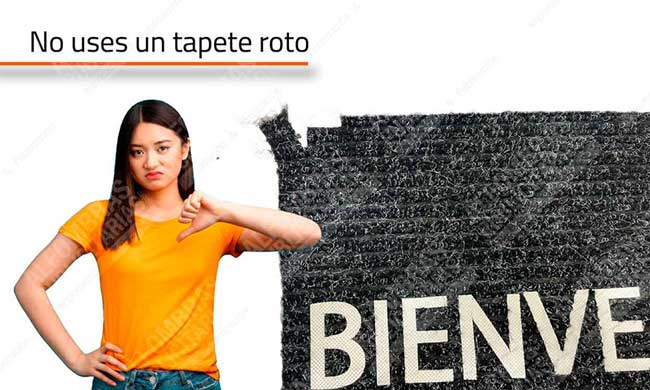 ¿Cuáles son los peligros de tener un tapete en mal estado?